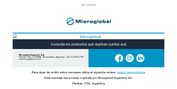 Alentá a la Selección Argentina con Microglobal